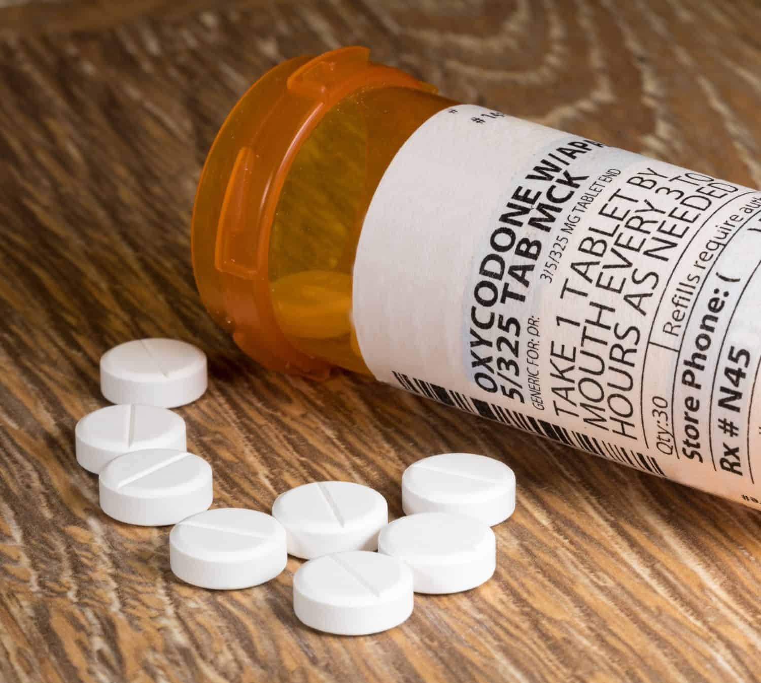 Macro Of Oxycodone Opioid Tablets ABD